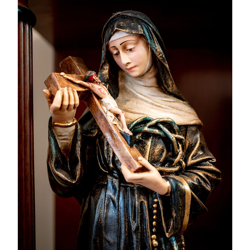 Imagem de Santa Rita 65cm - IR149. Compre Já! - quintadellarte