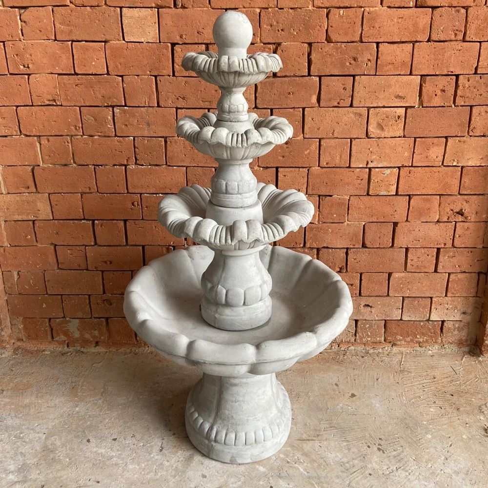 Chafariz para Jardim 4 Pratos 135cm - FC012C. Compre já! - quintadellarte